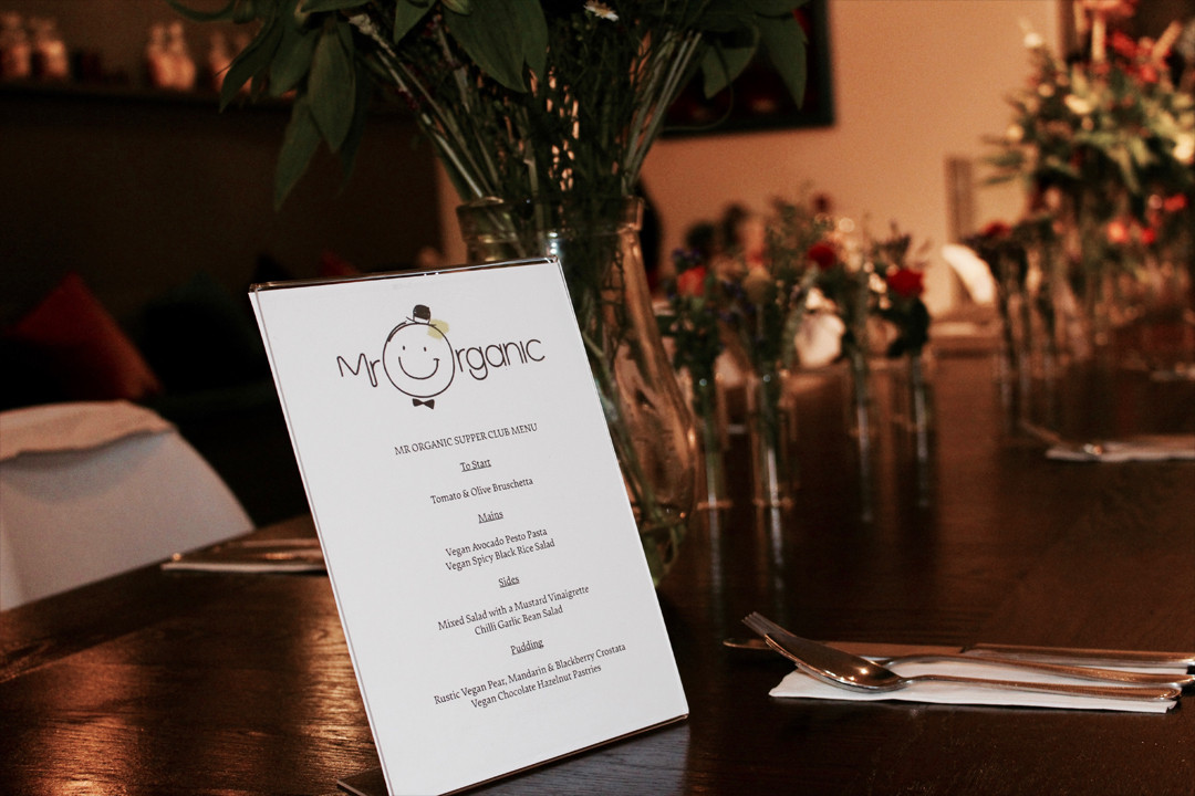 MR ORGANIC DINNER RECIPES